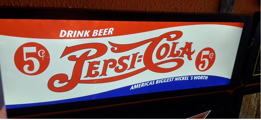 Luminoso Retangular PEPSI - Luminosos Retangulares - Super Vintage
